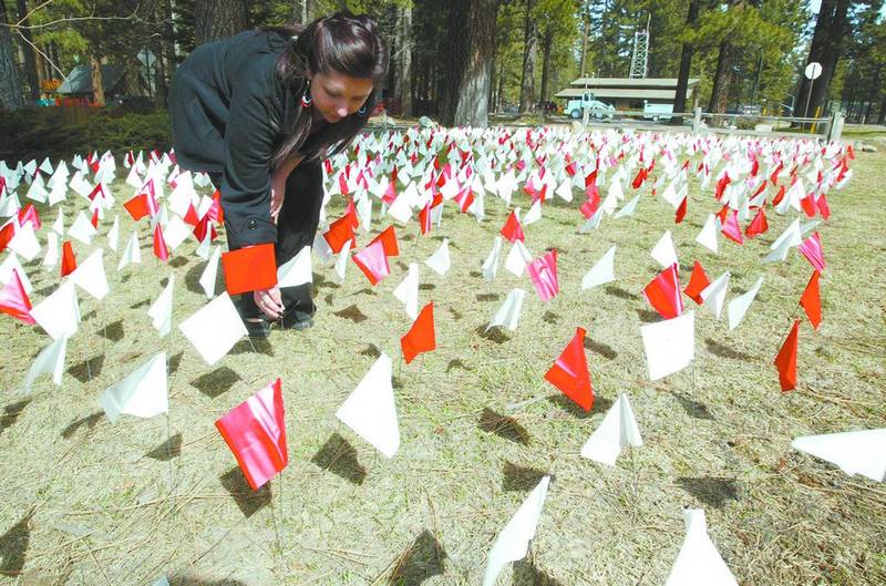 Flags promote Sexual Assault Awareness Month | TahoeDailyTribune.com