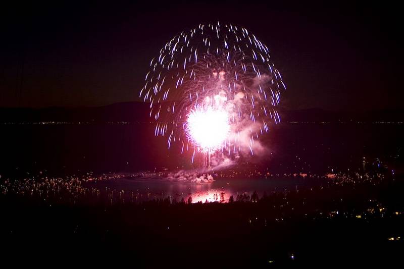 Fourth of July fireworks and more today at Lake Tahoe ...
