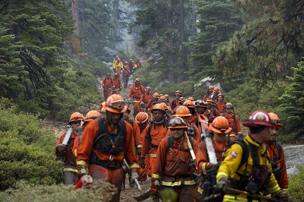 Progress of 176-acre Emerald Fire near South Lake Tahoe stopped ...