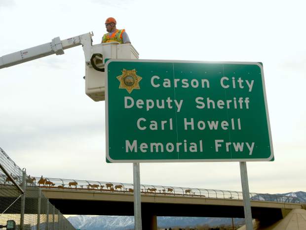Carl Howell Memorial Freeway dedicated in Carson City, Nevada ...