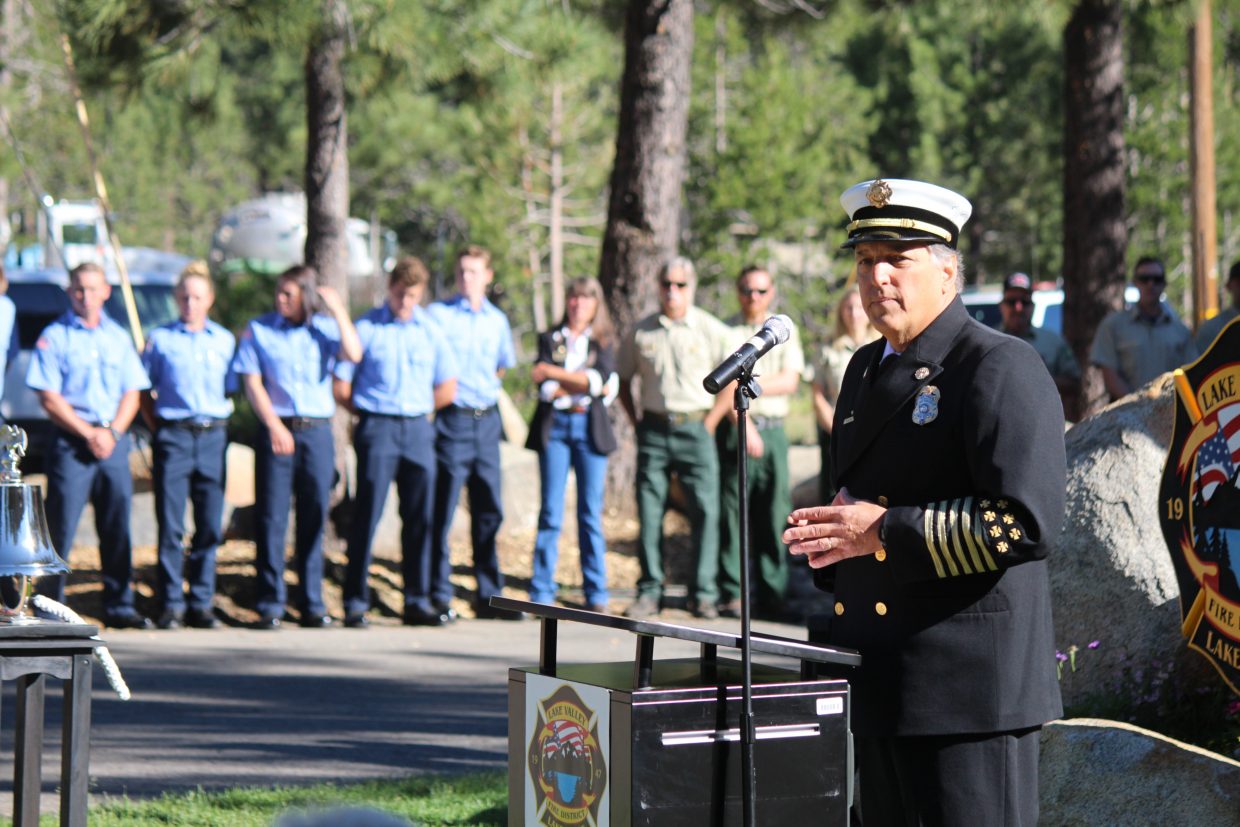 Officials commemorate Angora Fire anniversary, first responders (photos ...