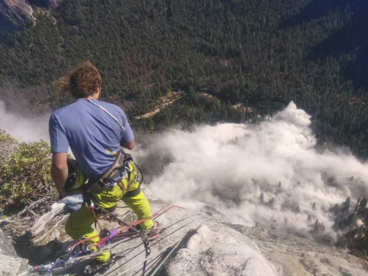 Rock hit man on head as he drove out of Yosemite park ...