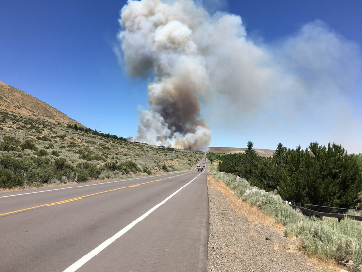 UPDATE: No homes lost in fire north of Genoa (video ...