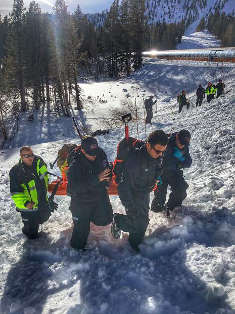 North Lake Tahoe first responders conduct avalanche training ...