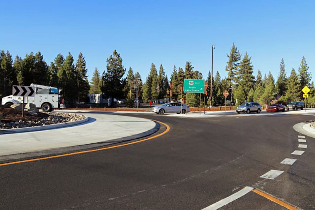 Caltrans, other agencies celebrate roundabout completion in Meyers ...