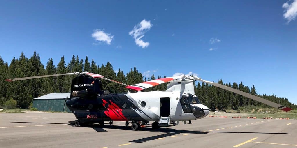 Chinook firefighting helicopter to be stationed this summer at Tahoe ...