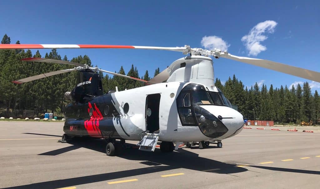Chinook firefighting helicopter to be stationed this summer at Tahoe ...