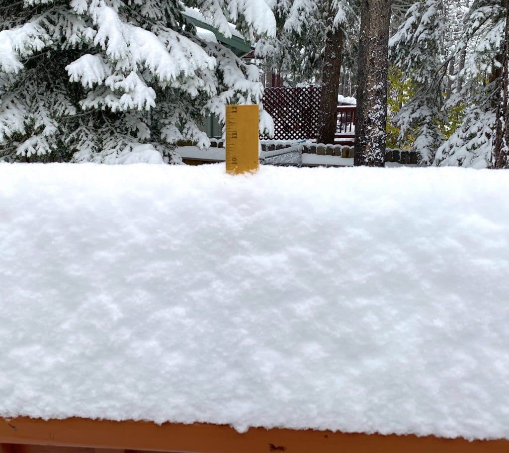 South Tahoe receives a foot of snow; More may be on the way ...