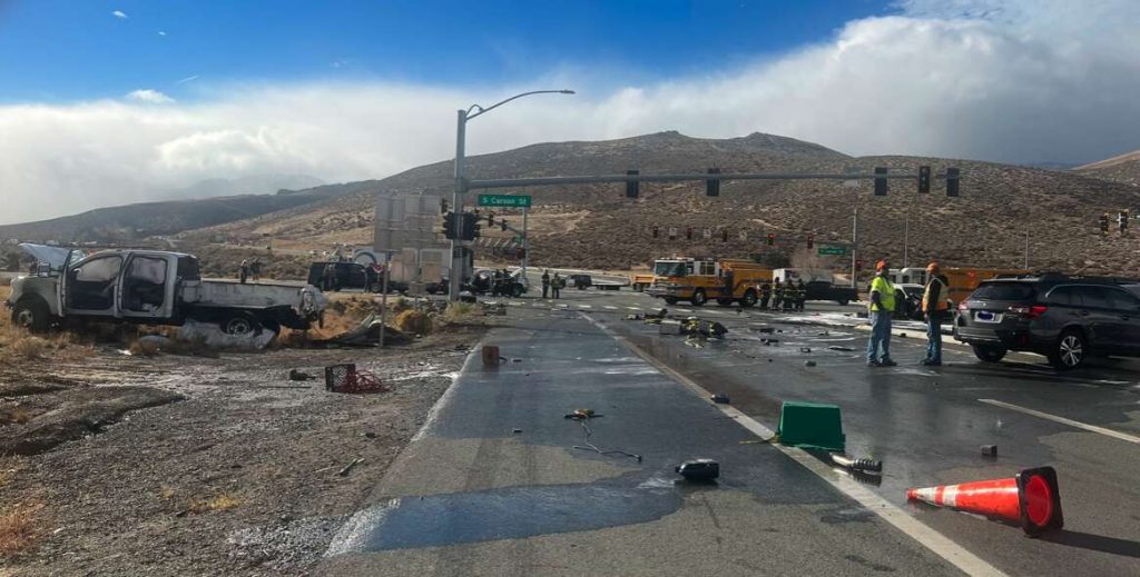 Update: 2nd fatality confirmed in crash involving 8 cars in Carson City ...