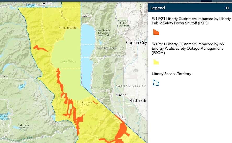 Utility companies at Tahoe warn they may cut power on Sunday ...