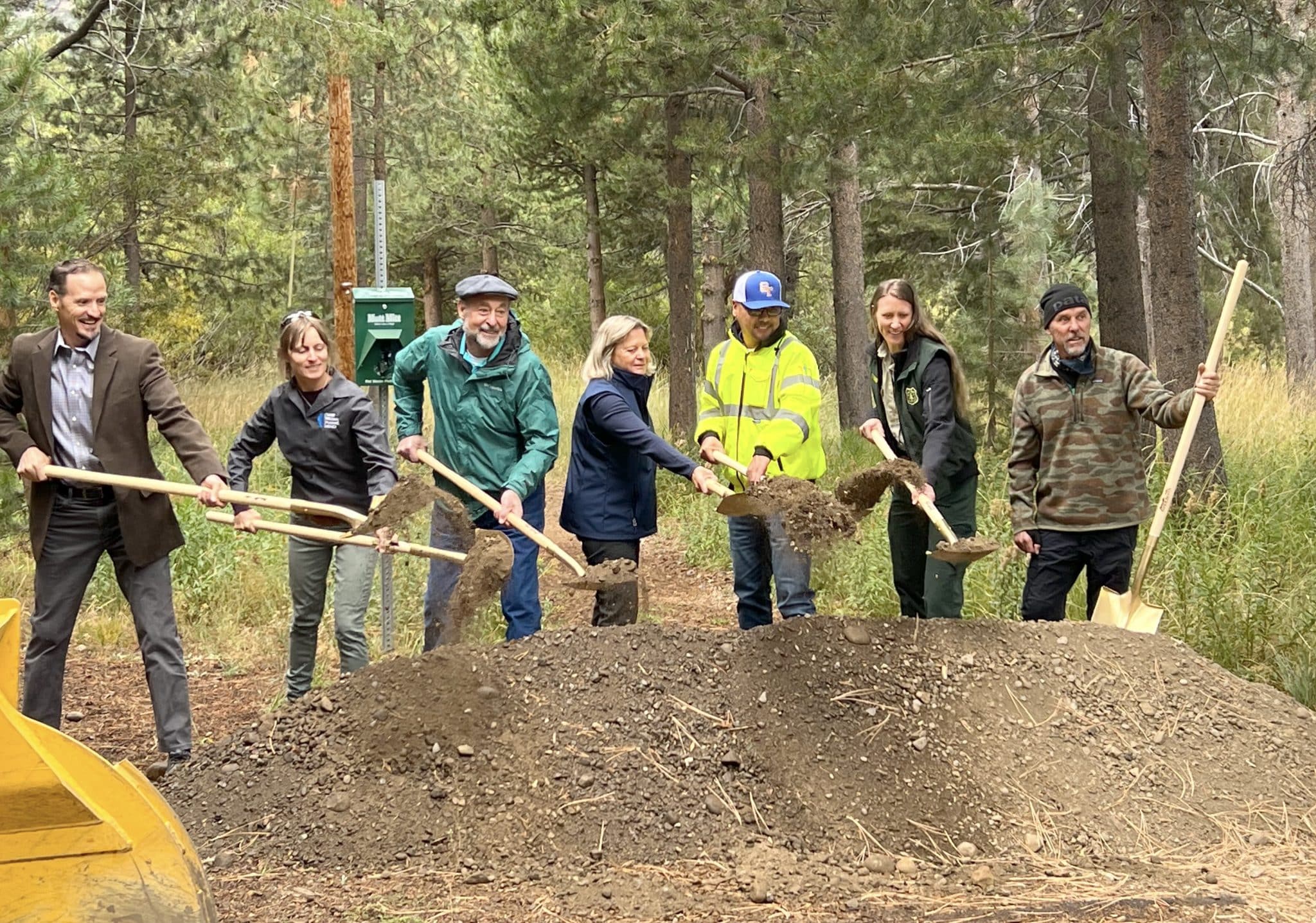 Groundbreaking ceremony held Monday for Meyers bike trail project ...