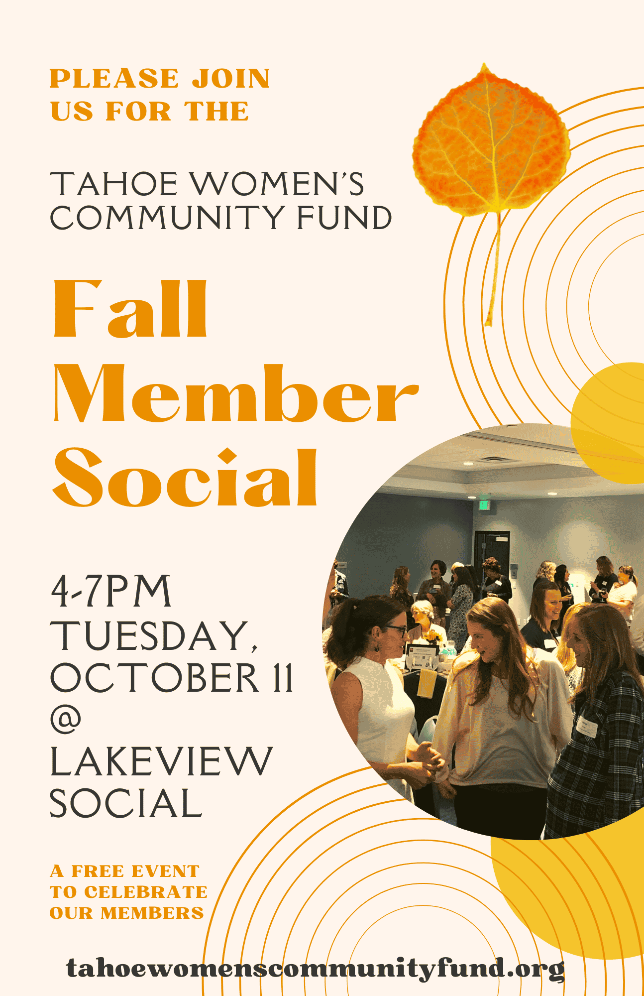 Tahoe Women’s Community Fund Fall Member Social on Tuesday at Lakeview ...