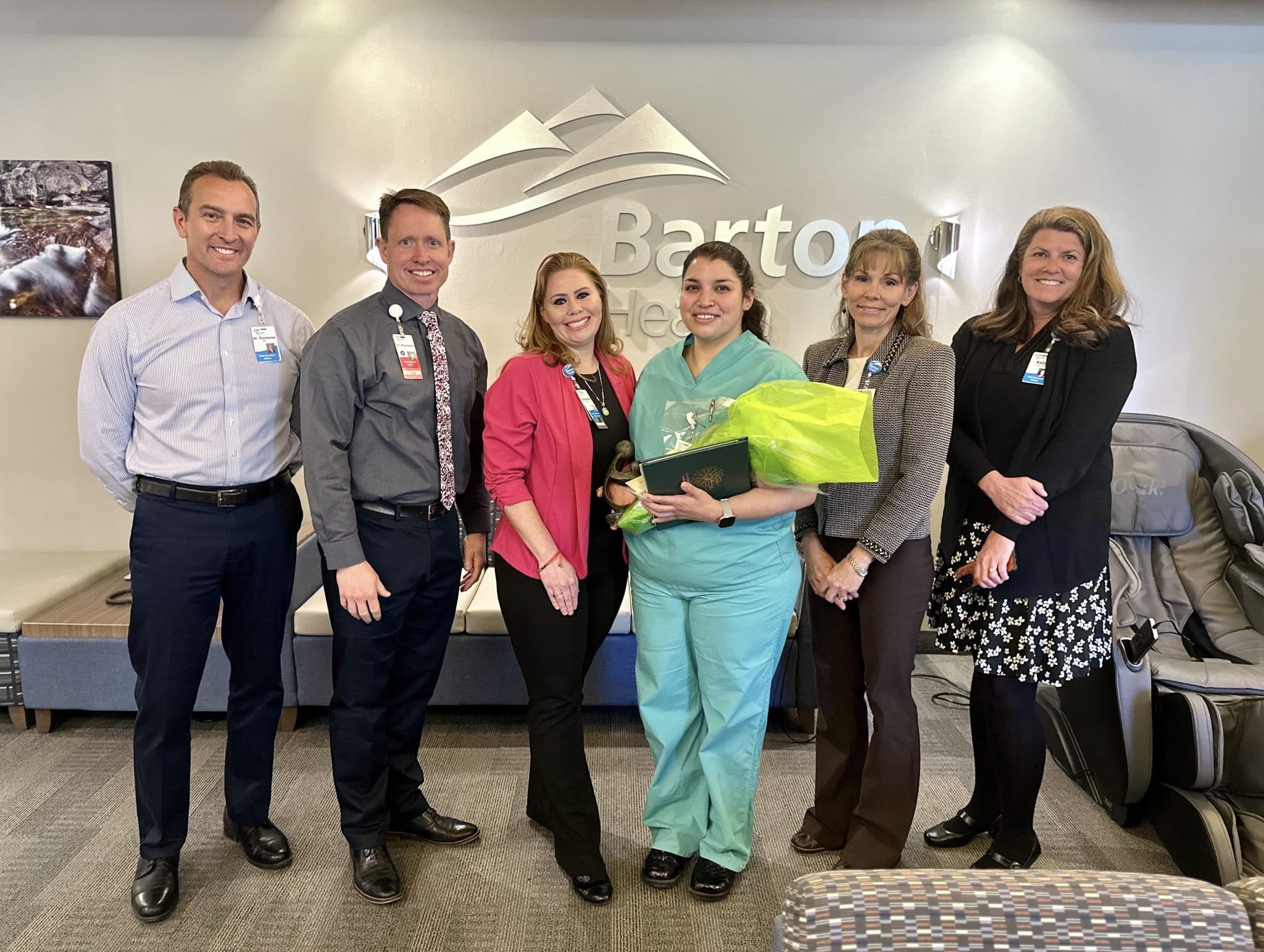Barton nurse recognized for exceptional care with DAISY Award ...