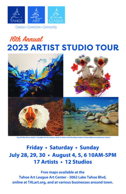 Action in Tahoe: Tahoe Art League Artist Studio Tour; Marcus Ashley ...
