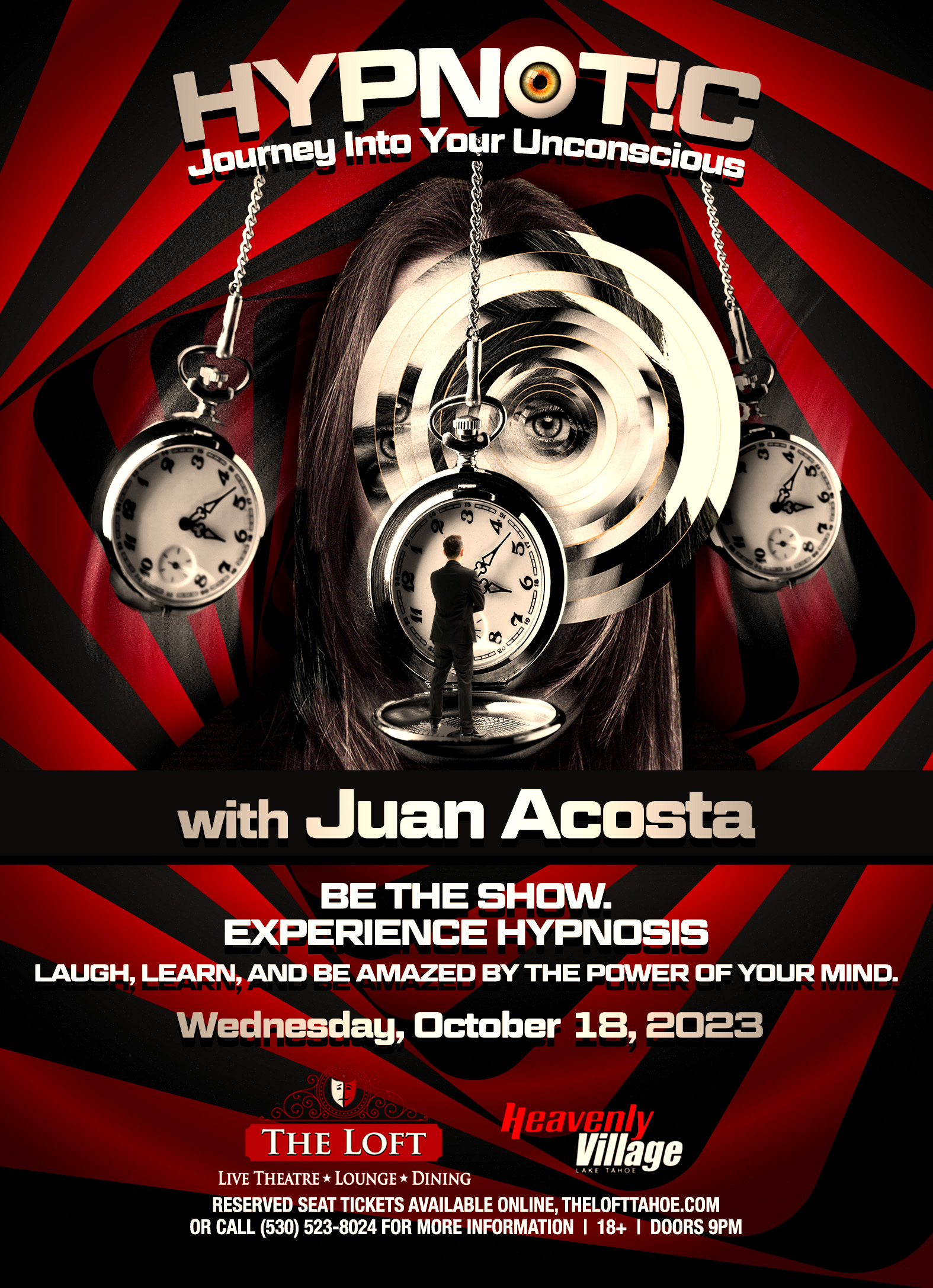 New hypnotist show at The Loft to bring audience an exciting look at ...