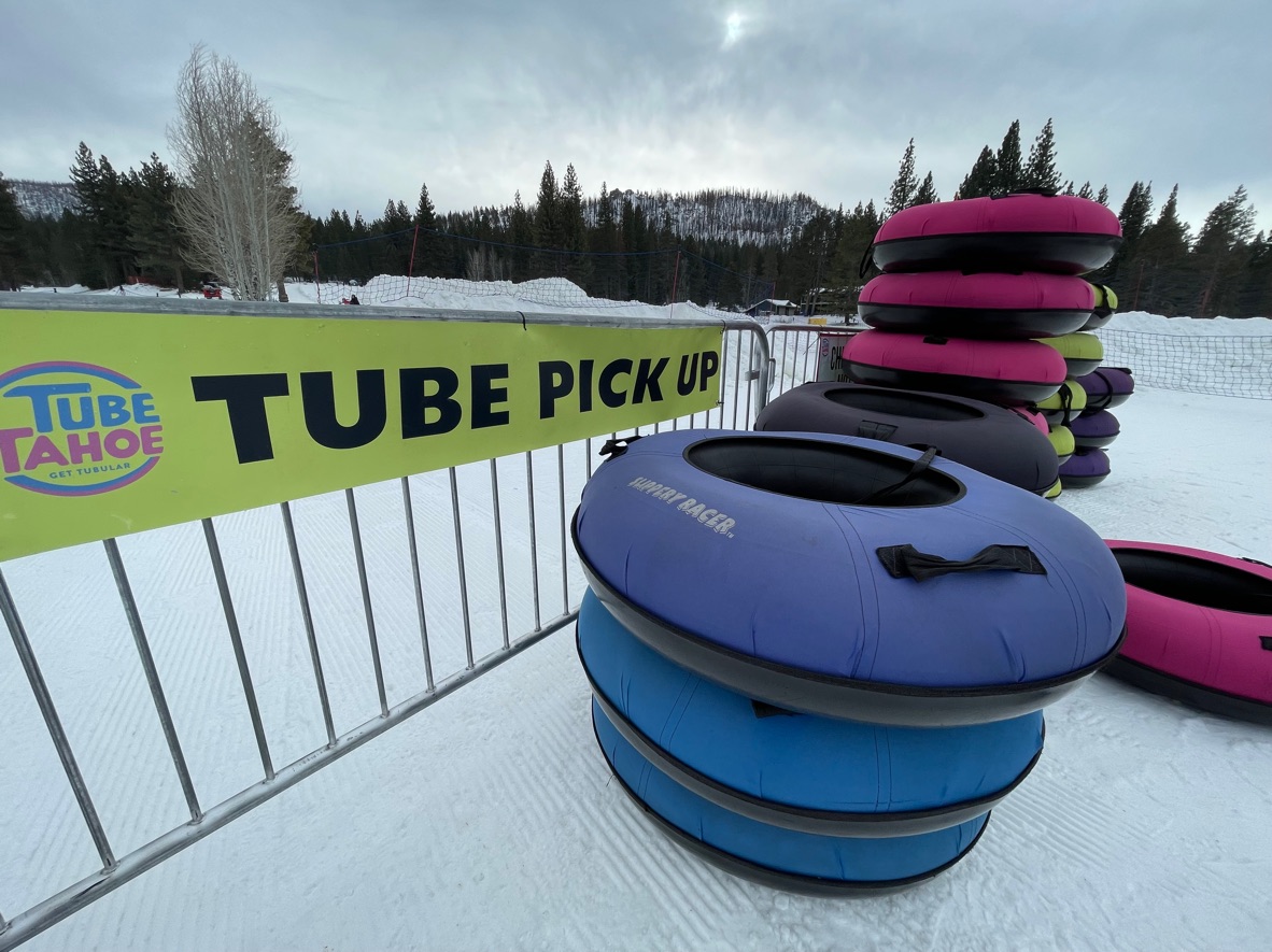 Sledding available 7 days a week with Tube Tahoe, night tubing select ...