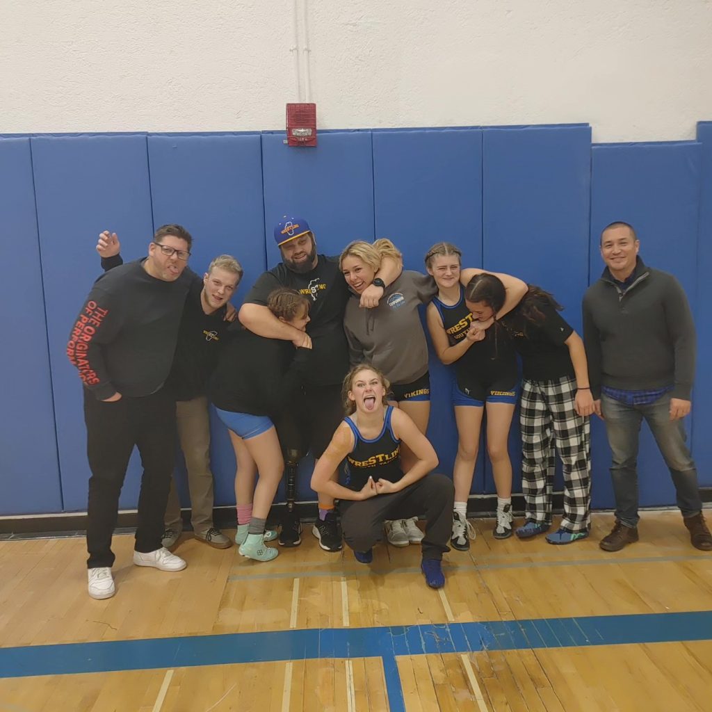 First all girls wrestling dual meet at South Tahoe High School ...