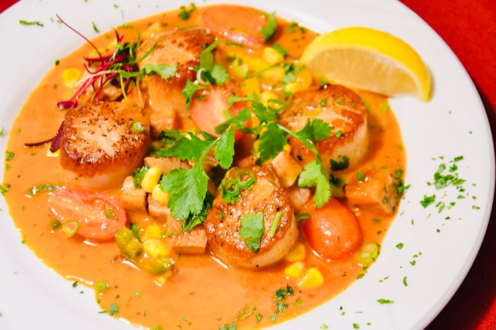 EAT This Week: Soule Domain’s Pepper Seared Scallops with Smoked Pork ...