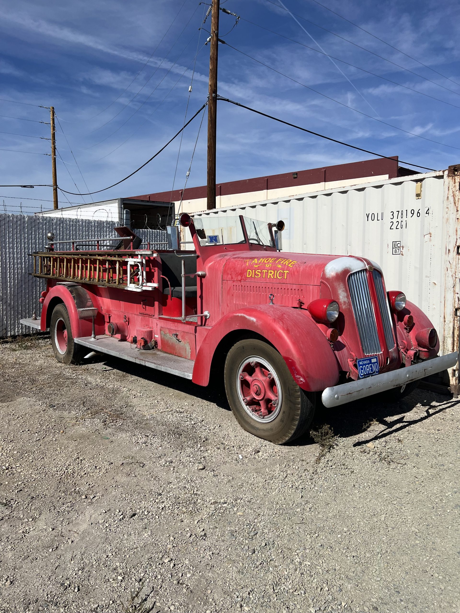 Historic fire engine restored by Tahoe Douglas Fire Protection District ...