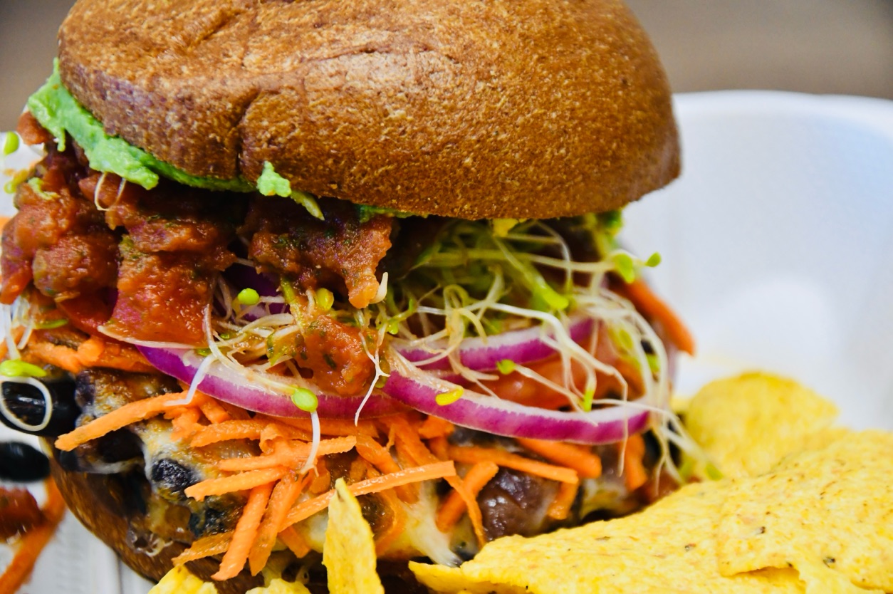 EAT This Week: Sprouts Natural Café’s Santa Fe Burger ...