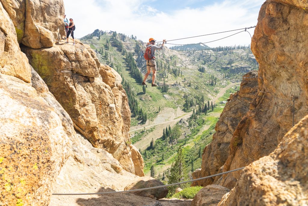 Climb to new heights: Tahoe Via Ferrata makes rock climbing a cinch for ...