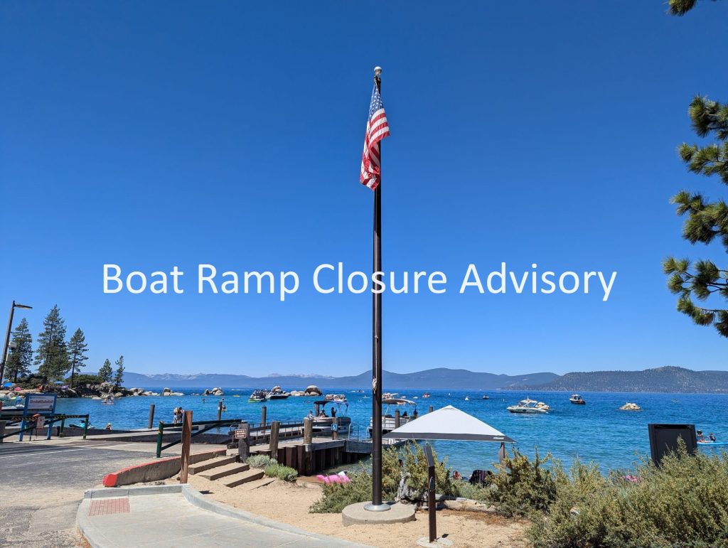Temporary Boat Ramp Closure at Sand Harbor State Park ...
