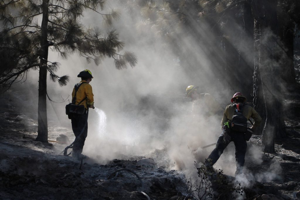 Davis Fire ‘lined up with home plate,’ 76% contained ...