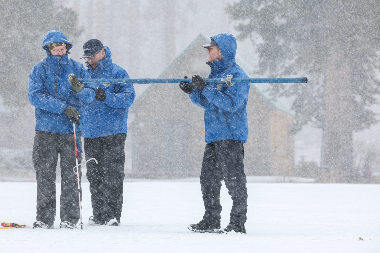 Snowpack dips well below average in second snow survey of the season ...