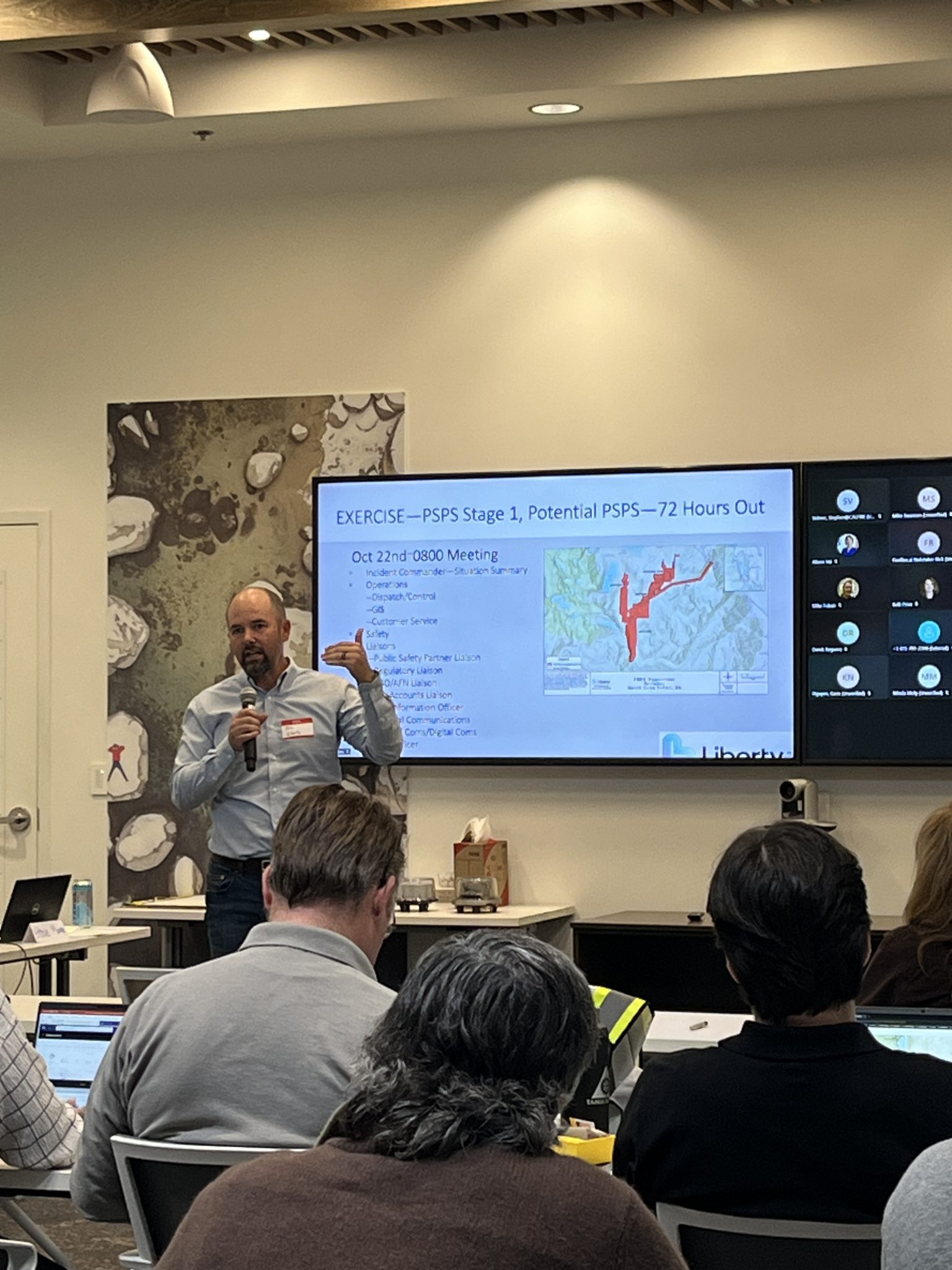 Liberty demonstrates power shutoff preparedness through tabletop ...
