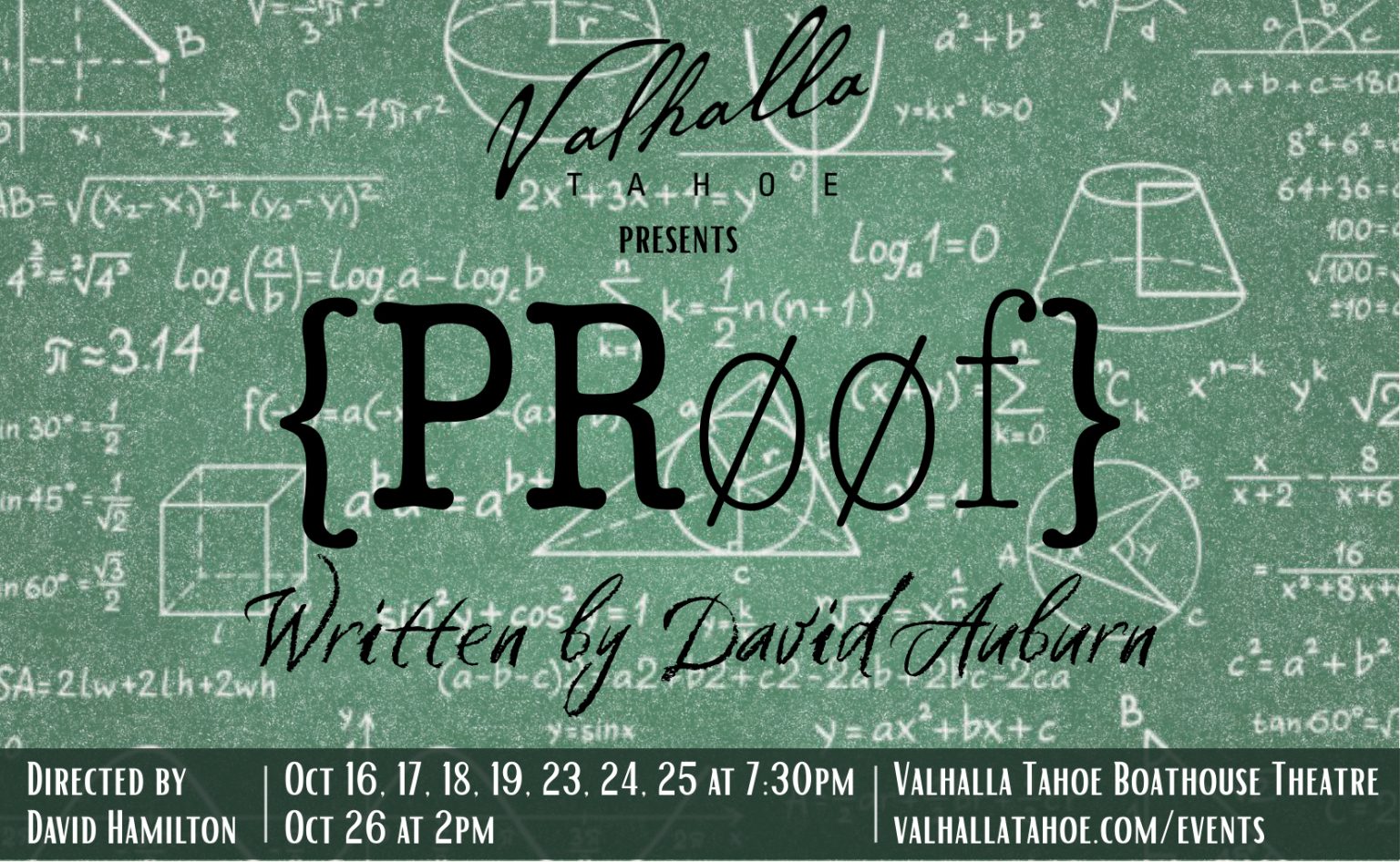 Upcoming auditions for Valhalla fall play | TahoeDailyTribune.com