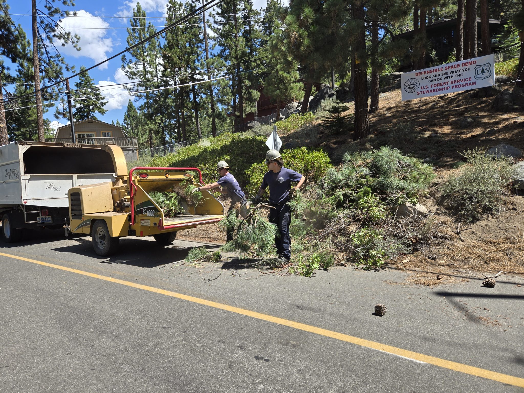 Zephyr Height ‘Firewise Program’ demos defensible space tactics | TahoeDailyTribune.com