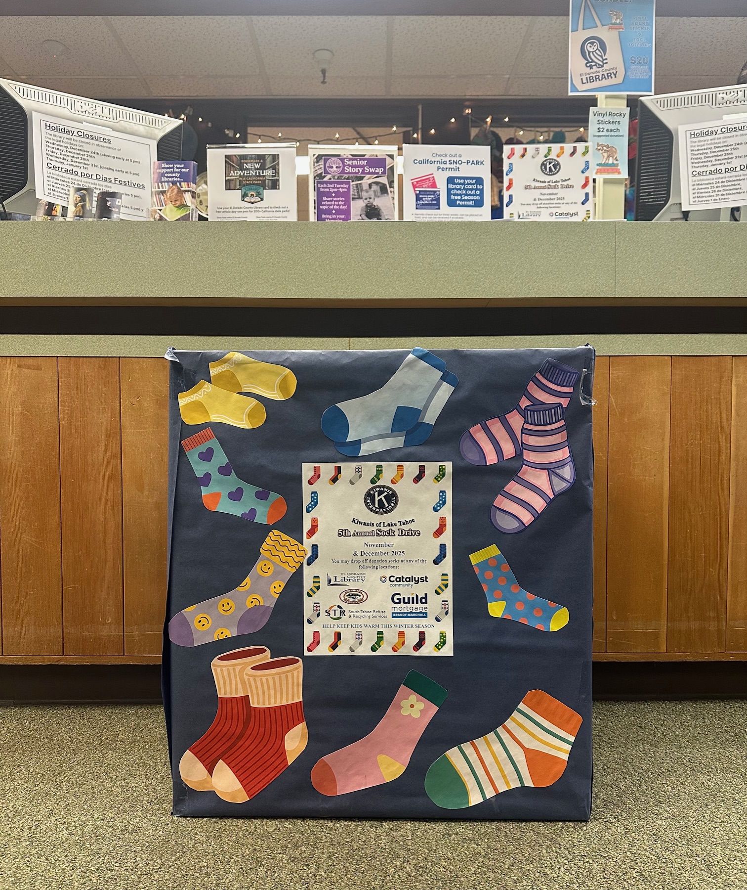 Donations needed for Kiwanis Club of Lake Tahoe’s 5th Annual Sock Drive ...