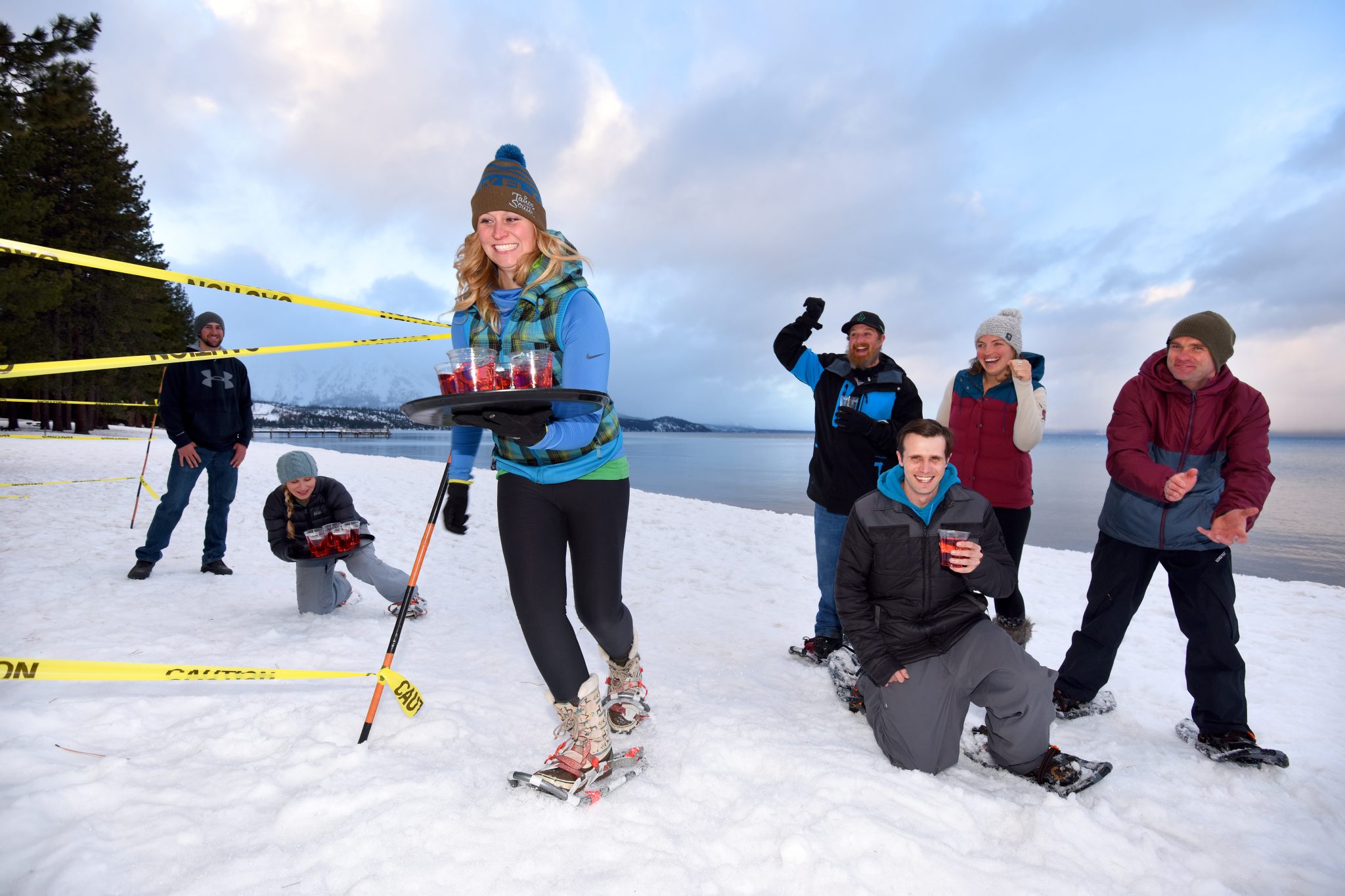 Camp Richardson kicks off their annual Snowshoe Cocktail Races this ...