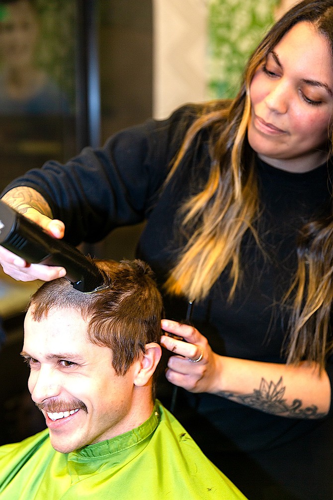 Tahoe firefighters shave heads Friday for St. Baldrick’s ...