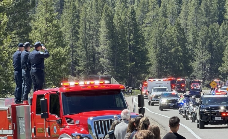 Procession held for fallen LVFPD firefighter-paramedic ...