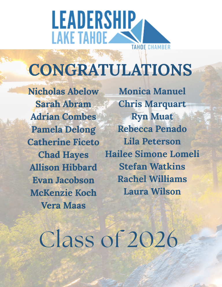 Tahoe Chamber celebrates graduation of the 2025–26 Leadership Lake ...